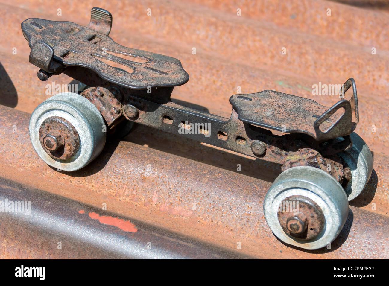 Old vintage roller skate Stock Photo - Alamy