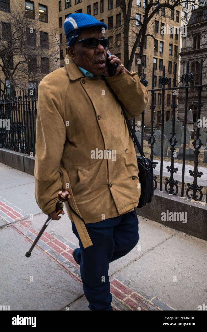Boston, USA. 7 Mar, 2023. The People of boston in the downtown core ...