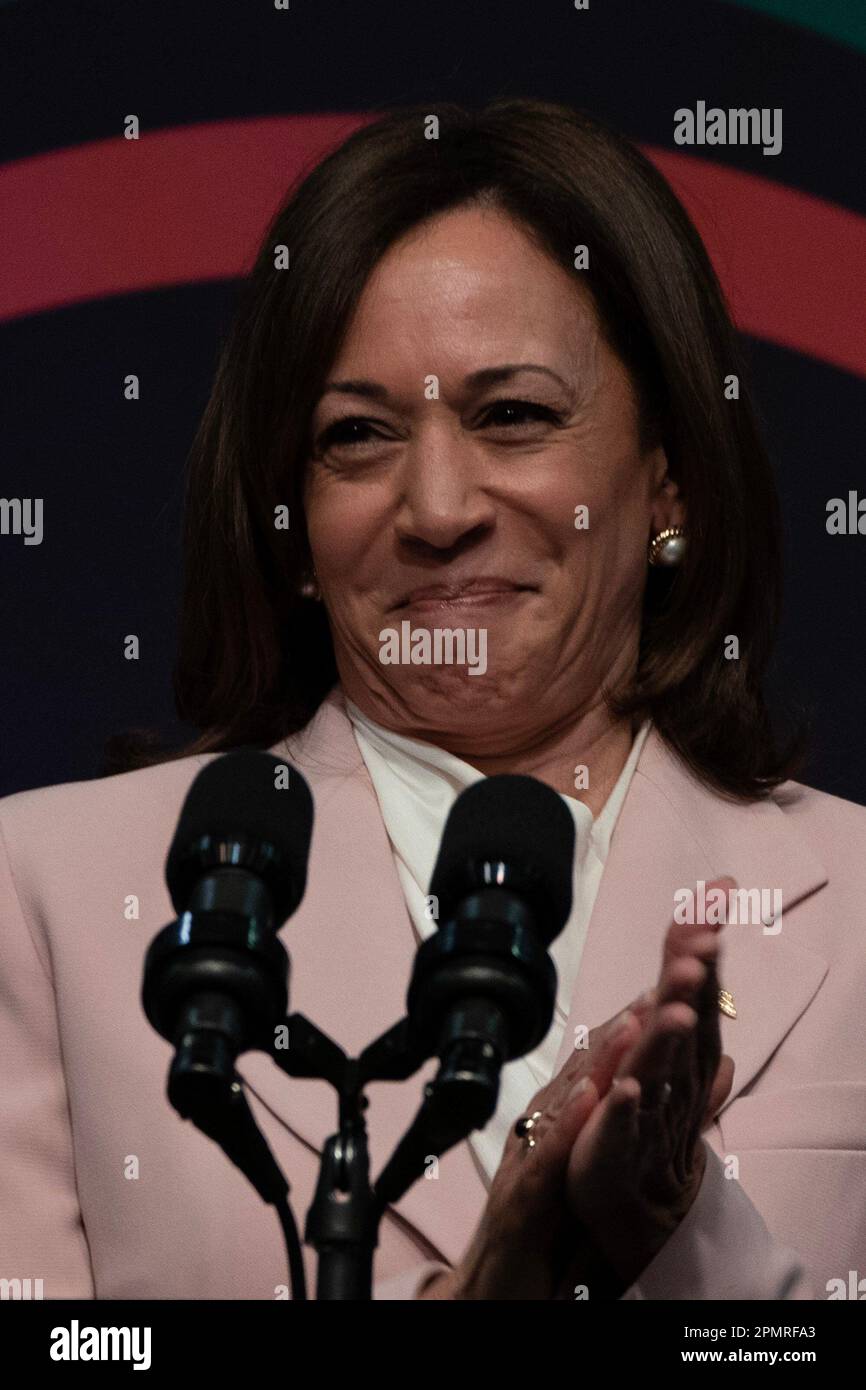 New York, NY, USA. 14th Apr, 2023. Kamala Harris in attendance for ...