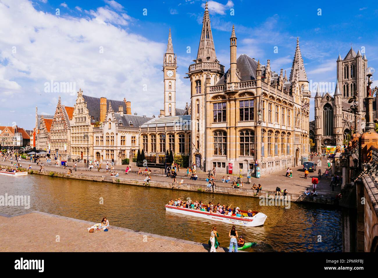 Old flemish buildings in ghent hi-res stock photography and images - Alamy