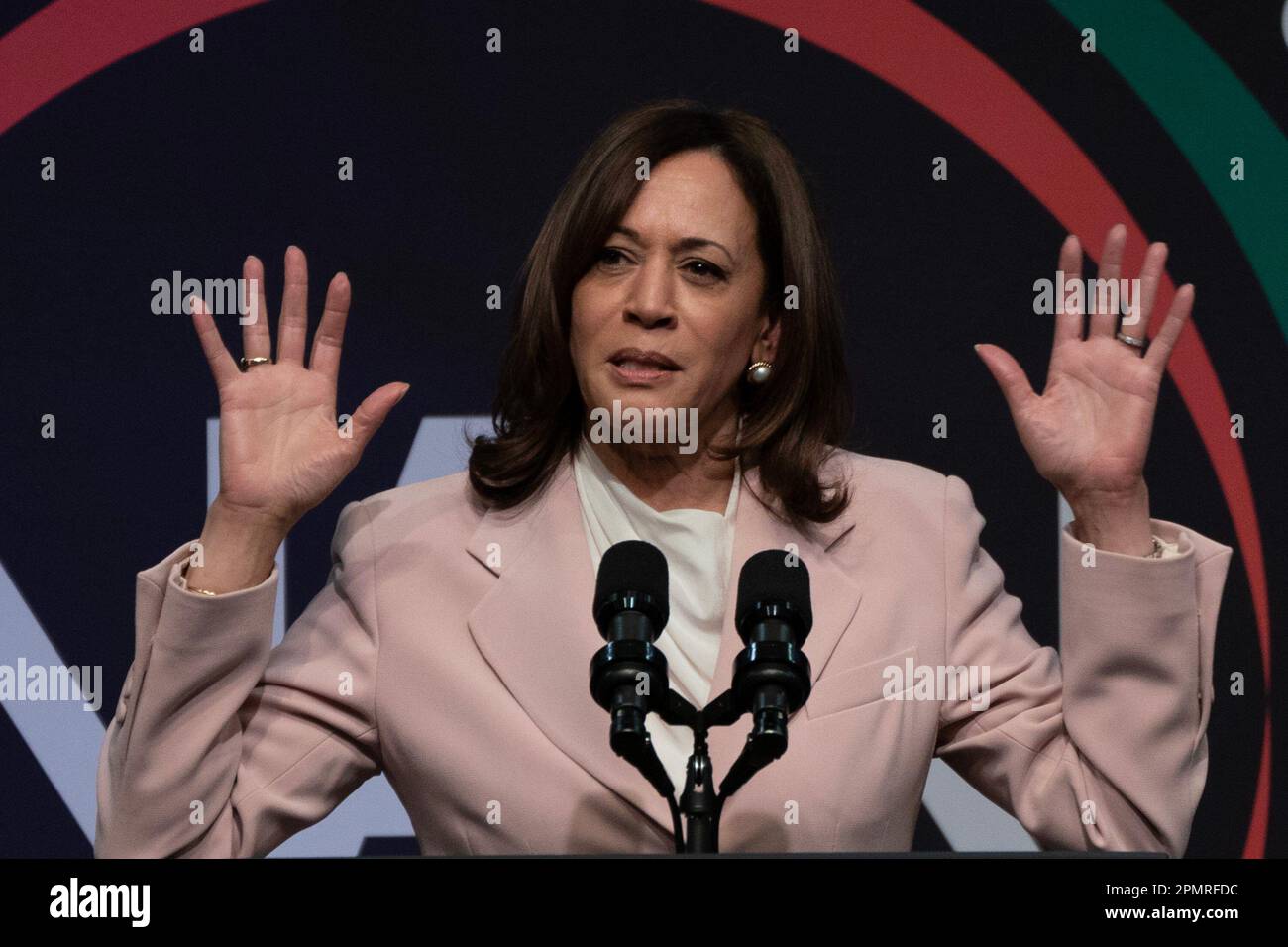 New York, NY, USA. 14th Apr, 2023. Kamala Harris in attendance for ...