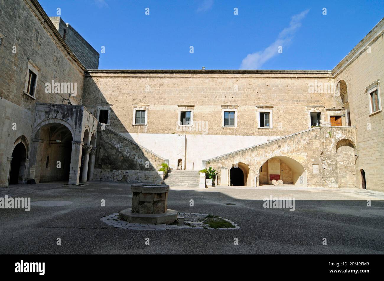 Castello Normanno Svevo, Castle, Museum, Bari, Puglia, Italy Stock ...