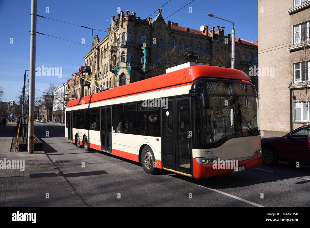 Solaris Trollino trolleybus Stock Photo - Alamy