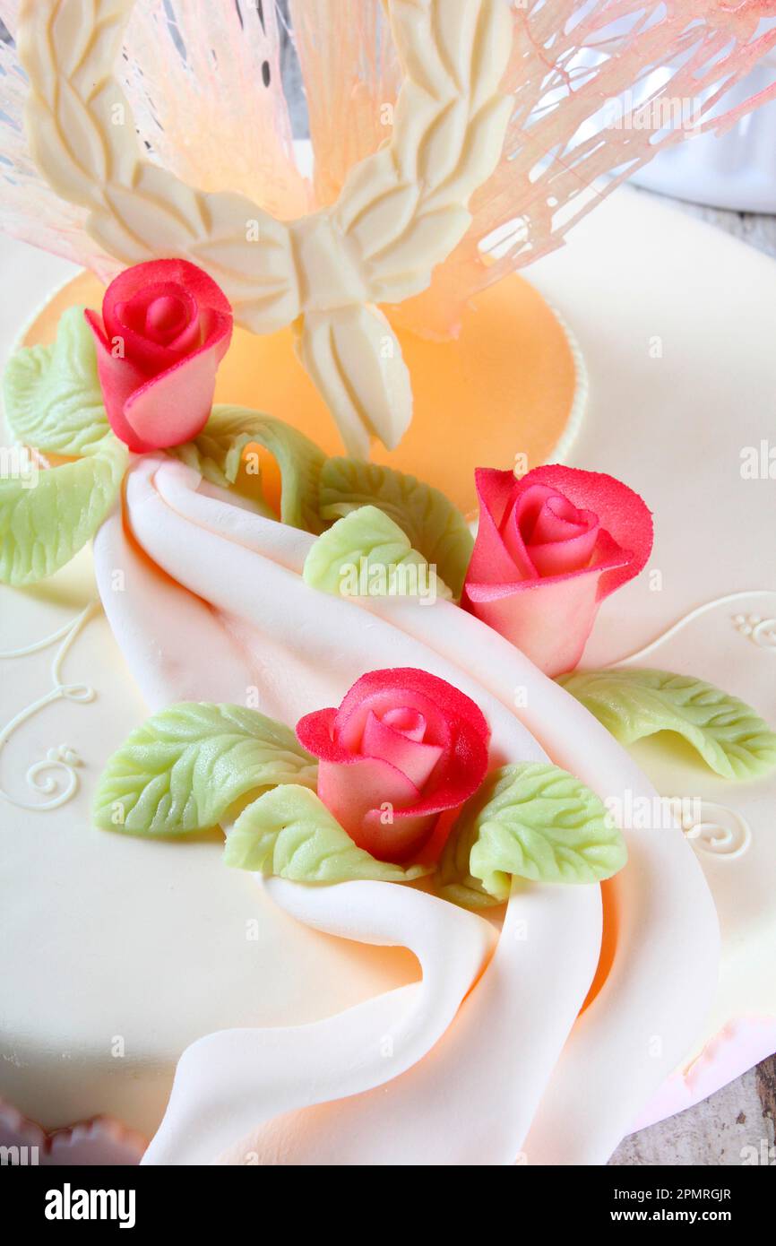 Marzipan cake, modeled, modeled, modeled, roll fondant, pastillage ...