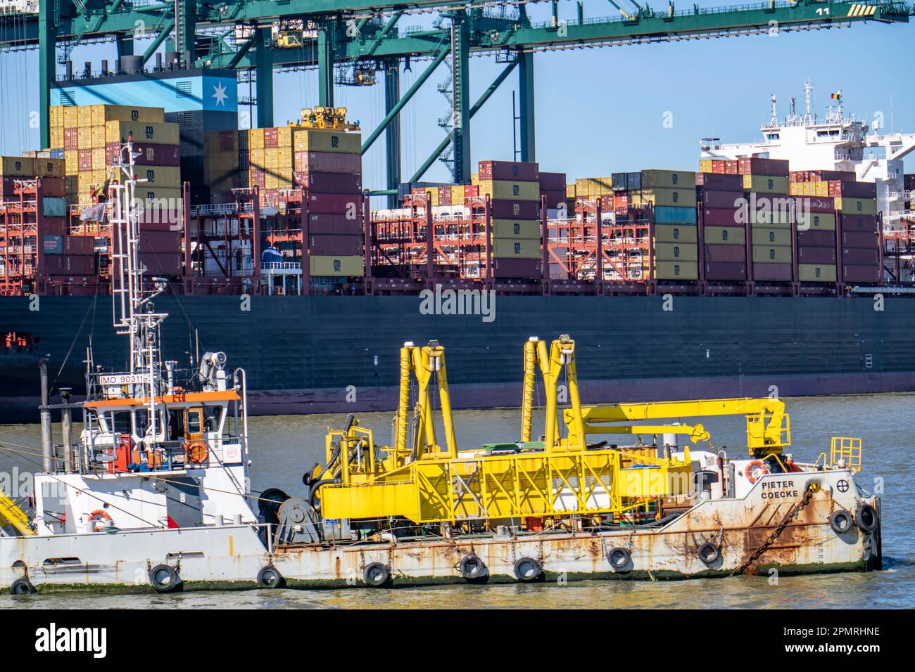 The port of Antwerp, on the Scheldt, is considered the second largest ...