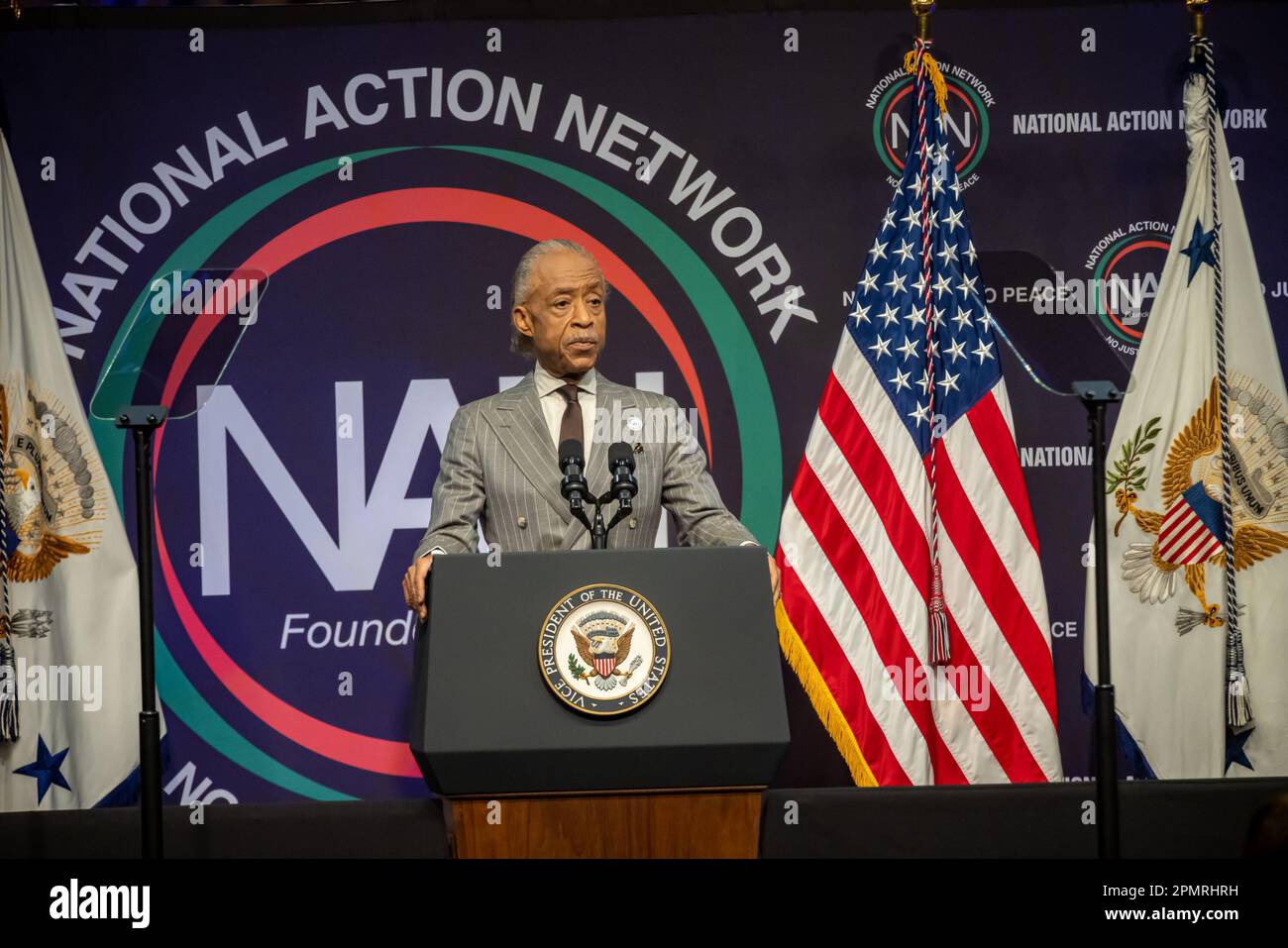 New York, USA. 14th Apr, 2023. NEW YORK, NEW YORK - APRIL 14: The Rev ...
