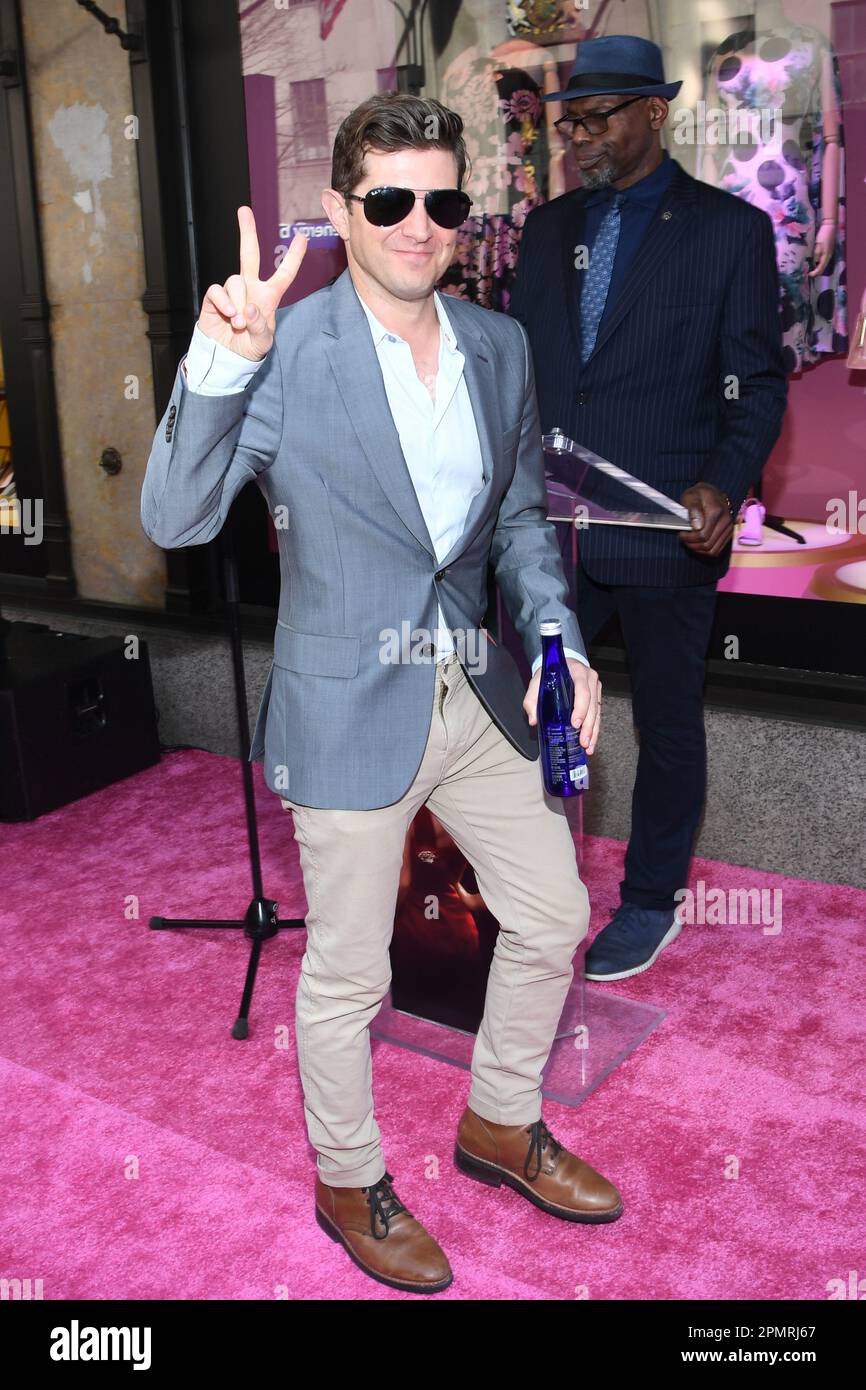 New York, USA. 14th Apr, 2023. Joel Johnstone attends a photo op for ...