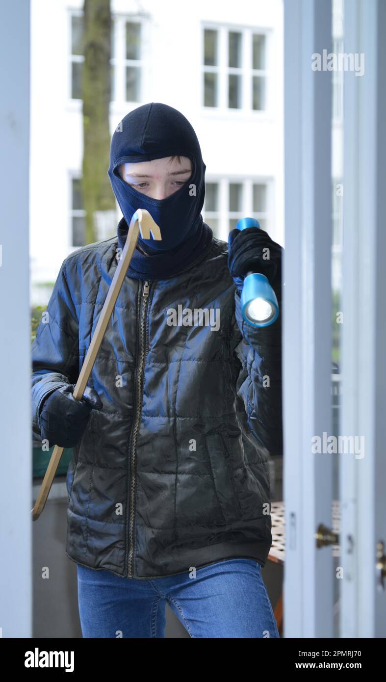 Symbol photo home burglary Stock Photo - Alamy