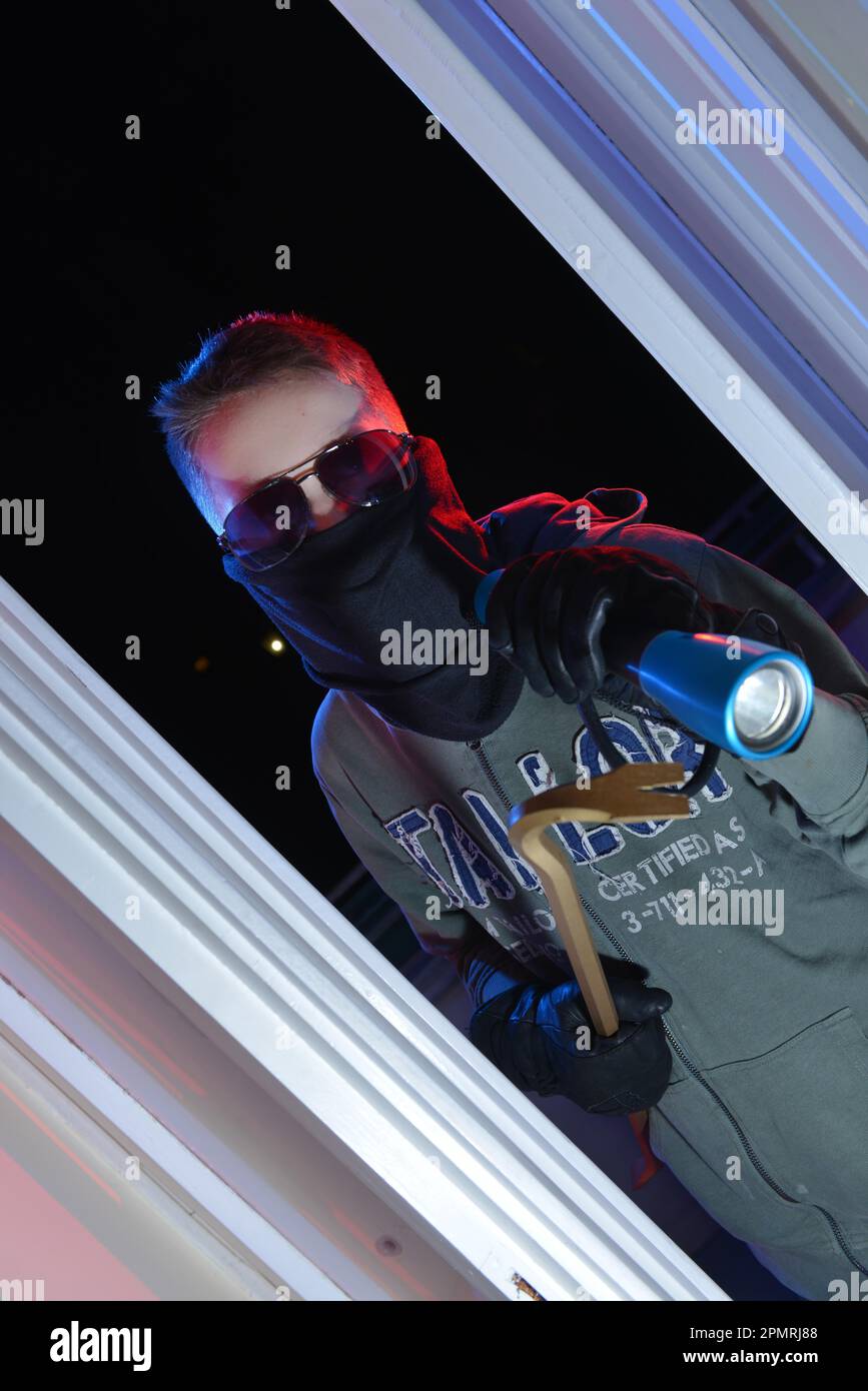 Symbol photo home burglary Stock Photo - Alamy