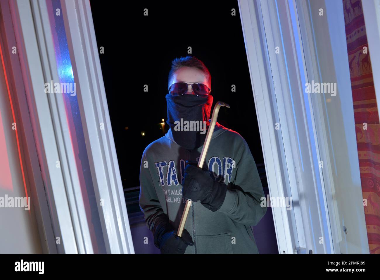 Symbol photo home burglary Stock Photo - Alamy