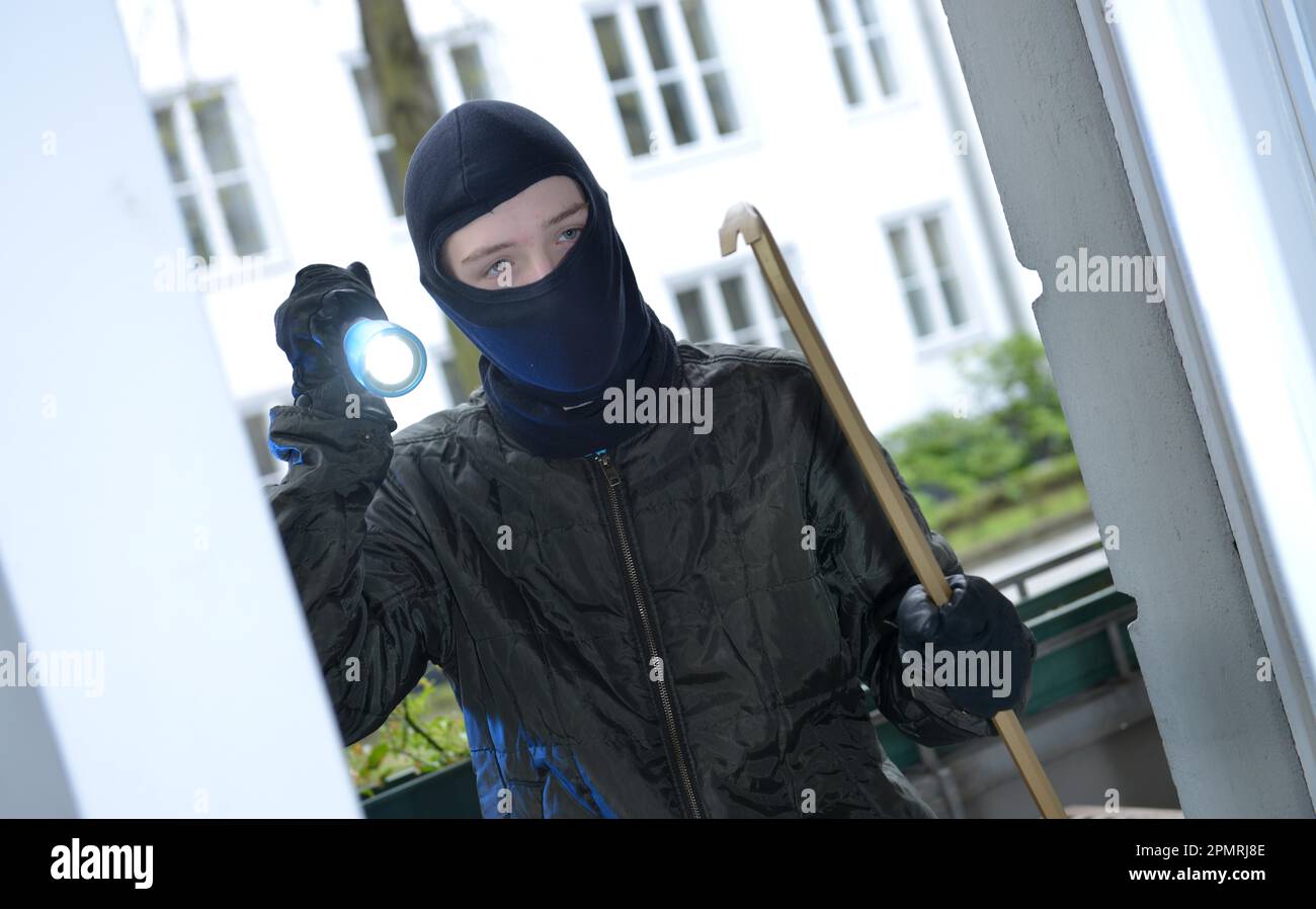 Symbol photo home burglary Stock Photo - Alamy