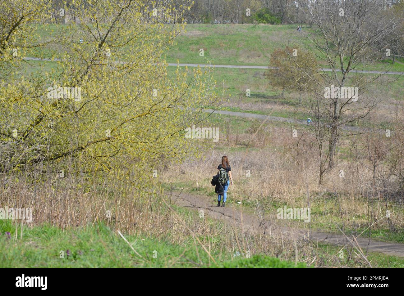 Berlin, Germany - April 10, 2023 - Volkspark Prenzlauer Berg ...