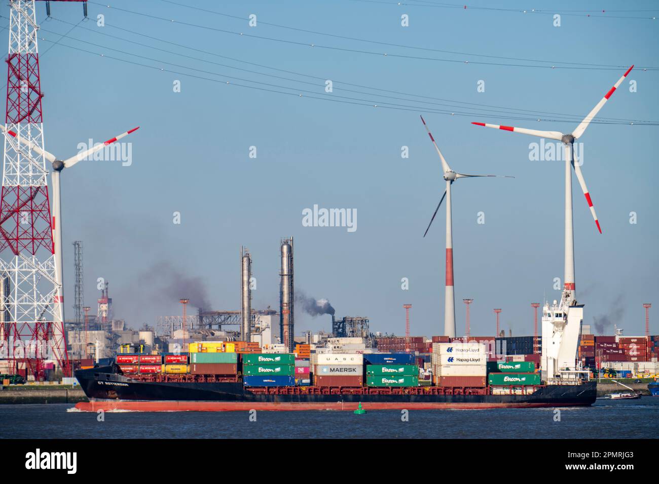 The port of Antwerp, on the Scheldt, is considered the second largest ...