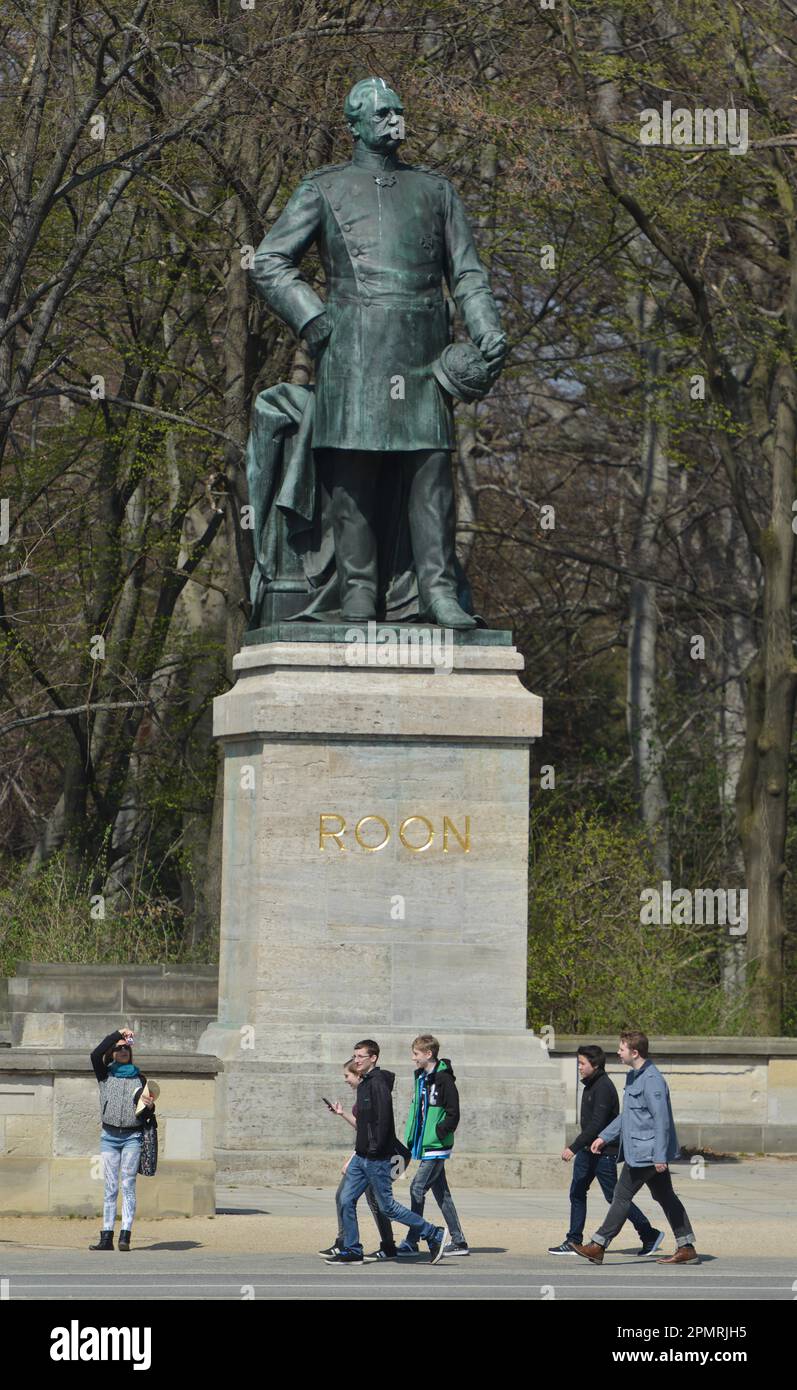 Monument Albrecht von Roon, Grosser Stern, Berlin, Germany Stock Photo ...