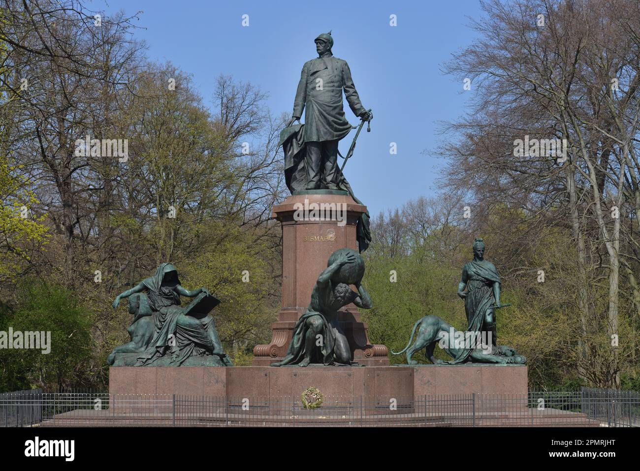 Bismarck National Monument, Grosser Stern, Berlin, Germany Stock Photo ...