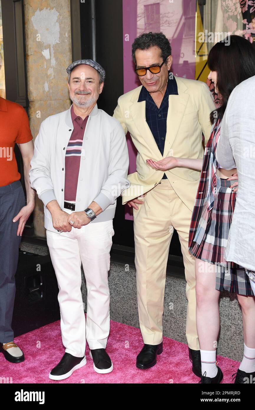New York, USA. 14th Apr, 2023. Kevin Pollak and Tony Shalhoub attend a ...