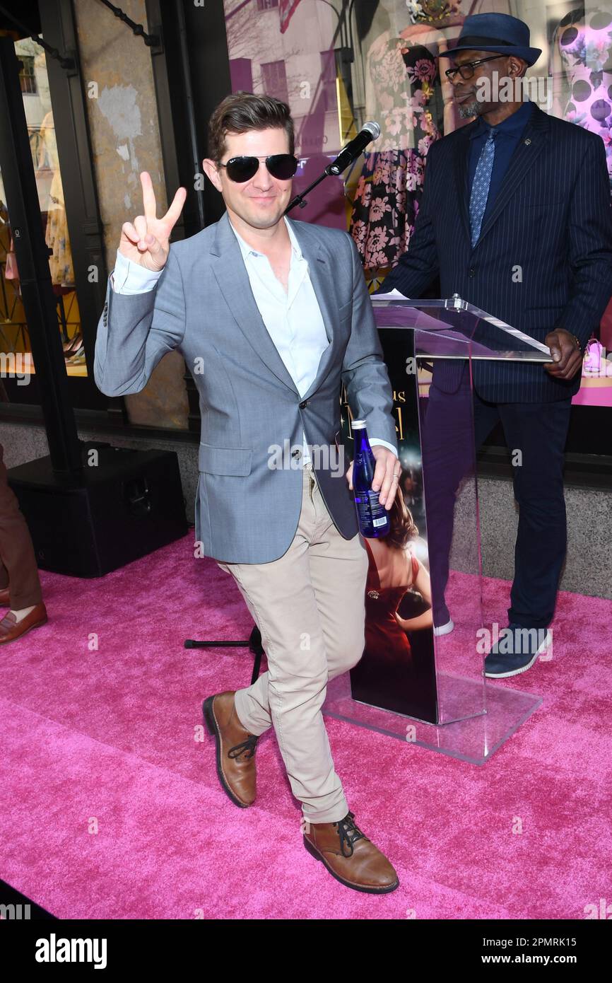 New York, USA. 14th Apr, 2023. Joel Johnstone attends a photo op for ...