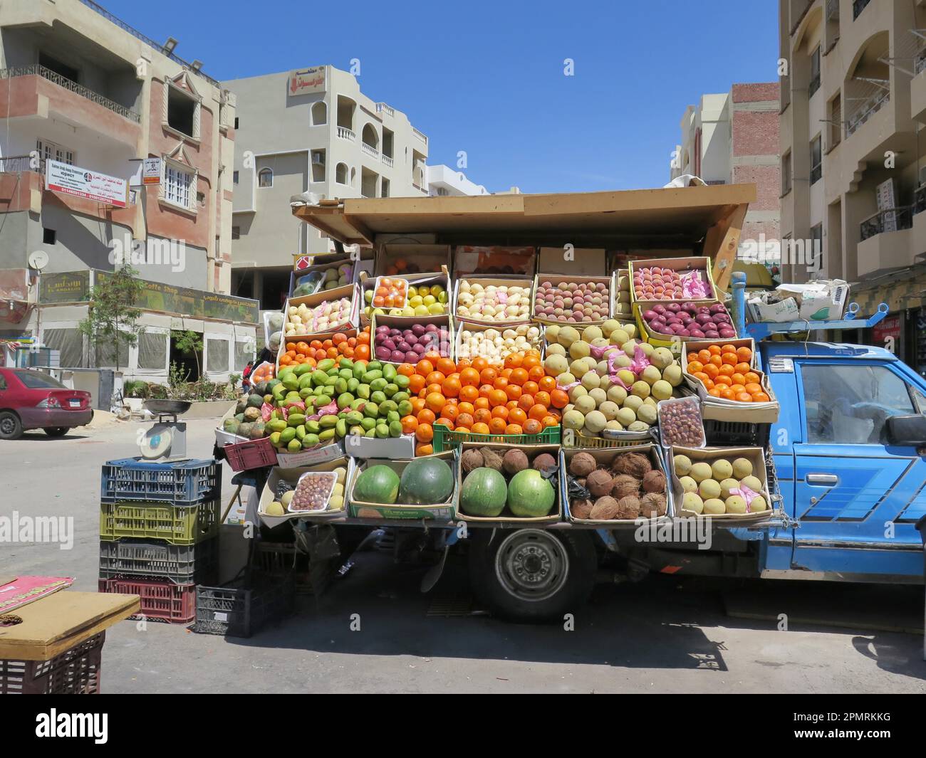 Fruit stall, Hurghada, Egypt Stock Photo - Alamy