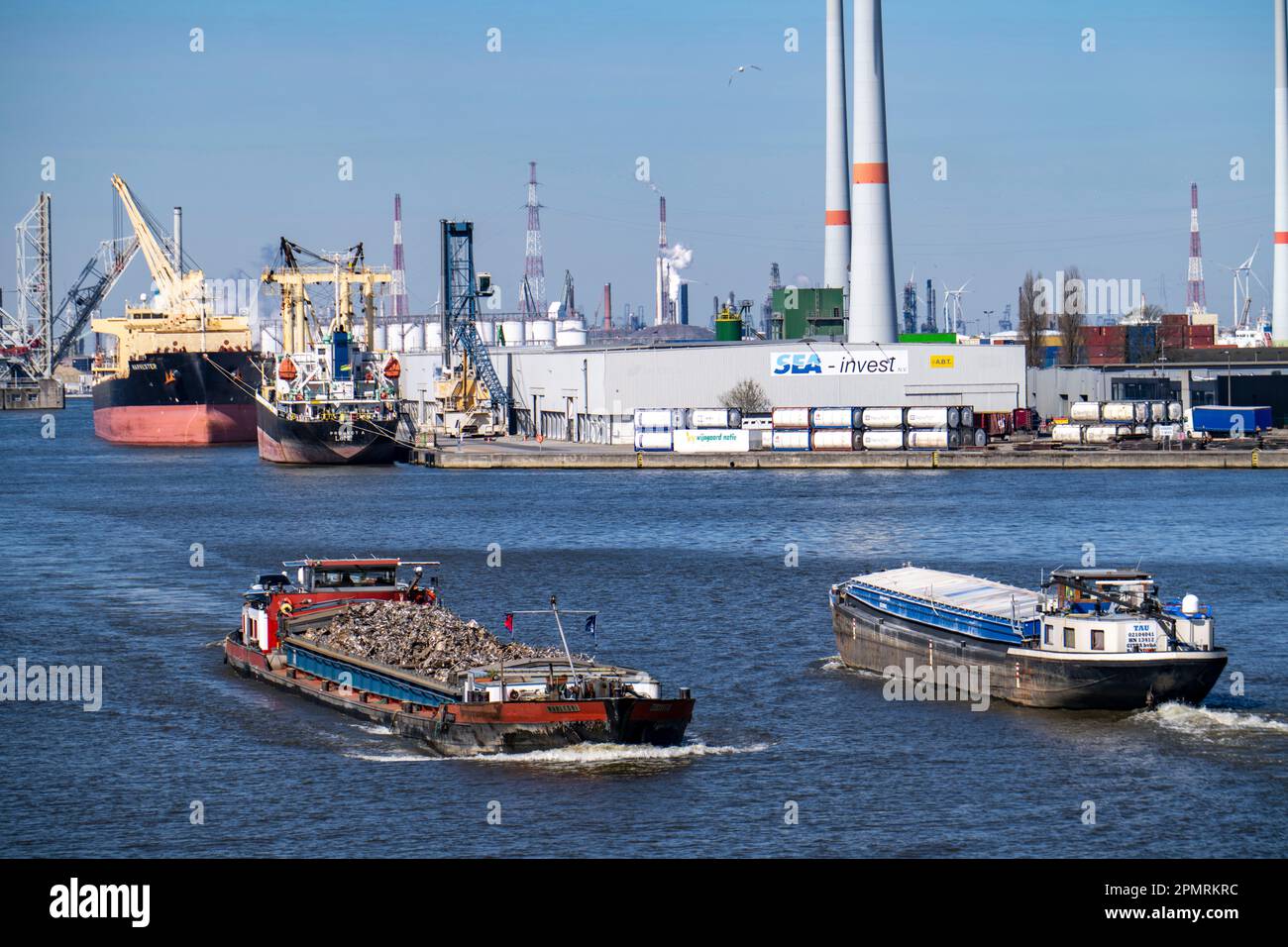 The port of Antwerp, on the Scheldt, is considered the second largest ...