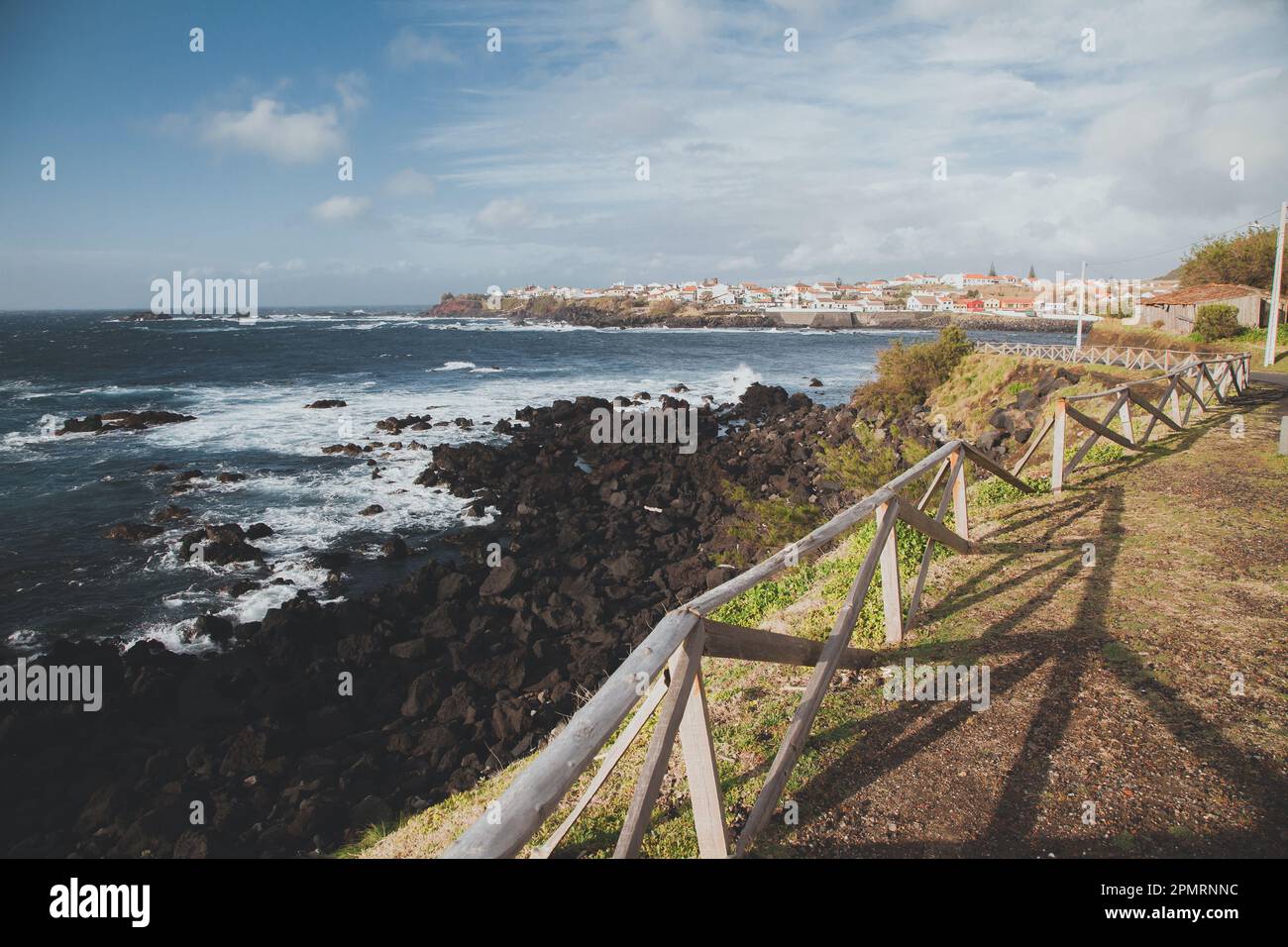 View from Mosteiros in Sao Miguel, the Azores Stock Photo - Alamy