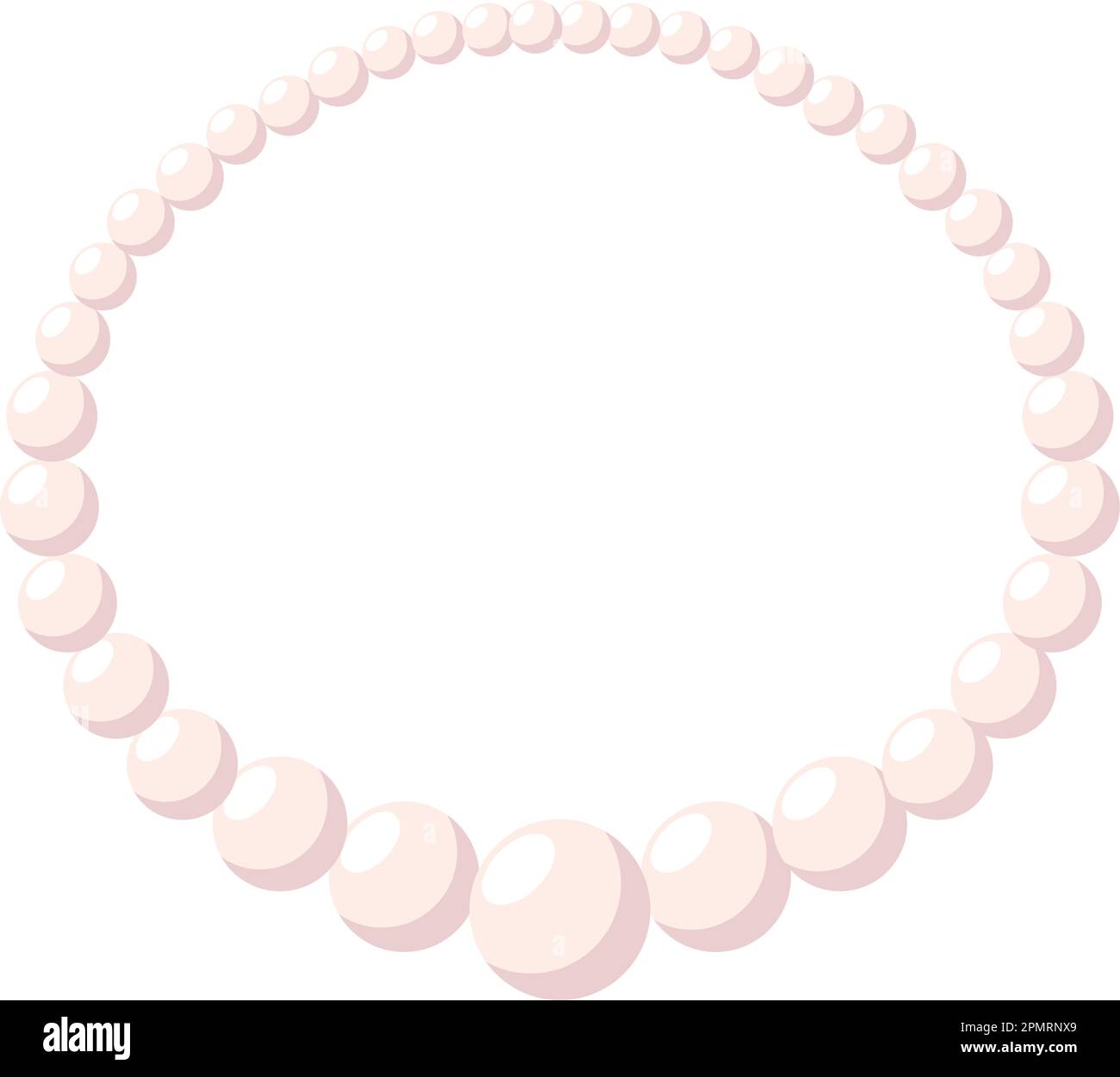 Isolated colored necklace icon with gemstone Vector Stock Vector Image ...