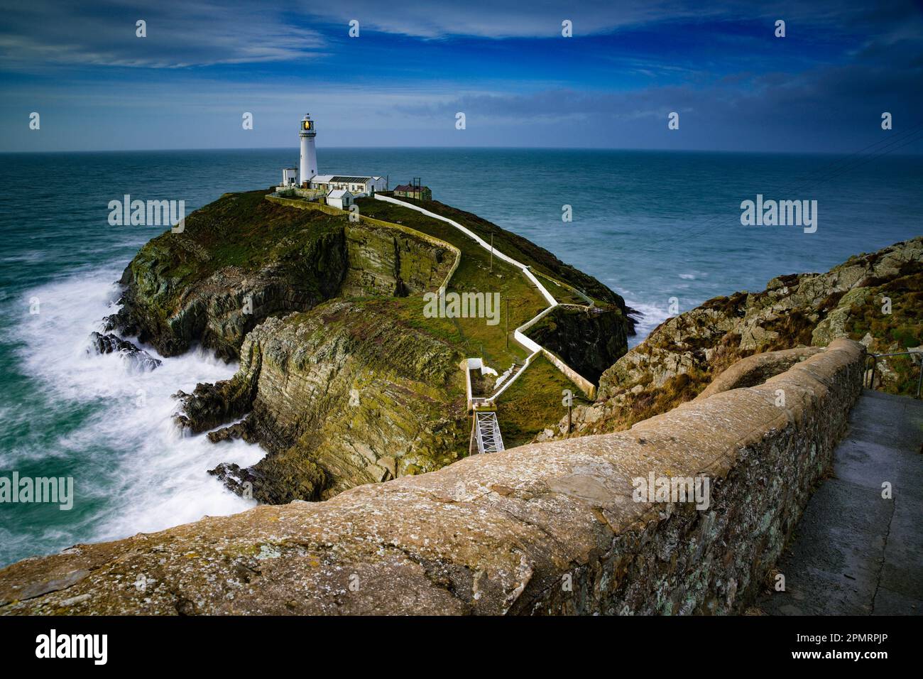 South Stack Lighthouse Angelsey Stock Photo - Alamy