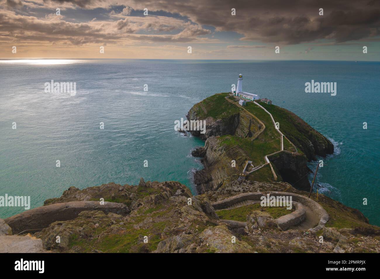 South Stack Lighthouse Angelsey Stock Photo - Alamy