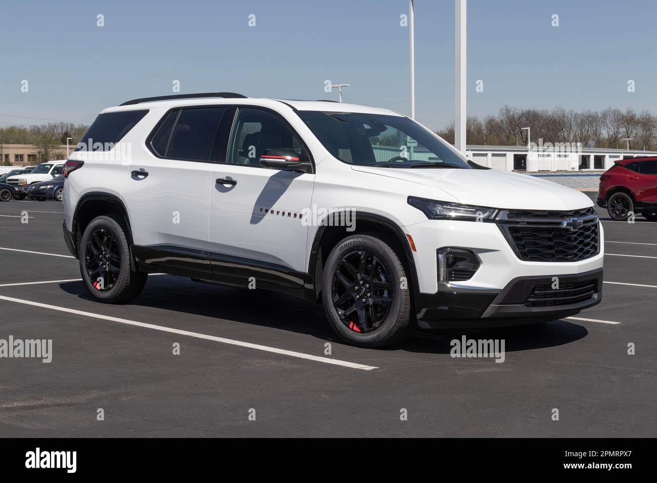 Indianapolis - Circa April 2023: Chevrolet Traverse display at a ...
