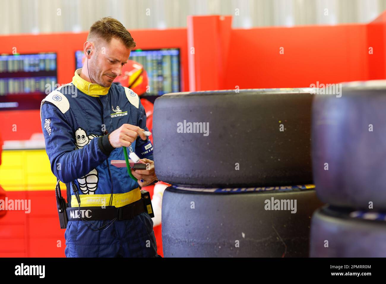 Portimao, Portugal. 14th Apr, 2023. michelin engineer, during the 6 ...