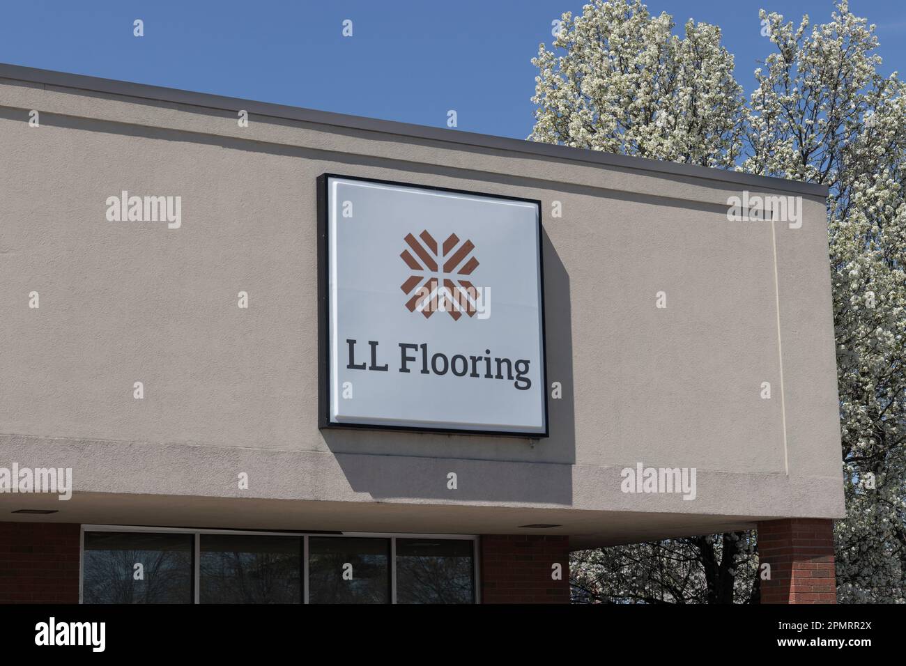 Indianapolis - Circa April 2023: LL Flooring retail store. Lumber ...