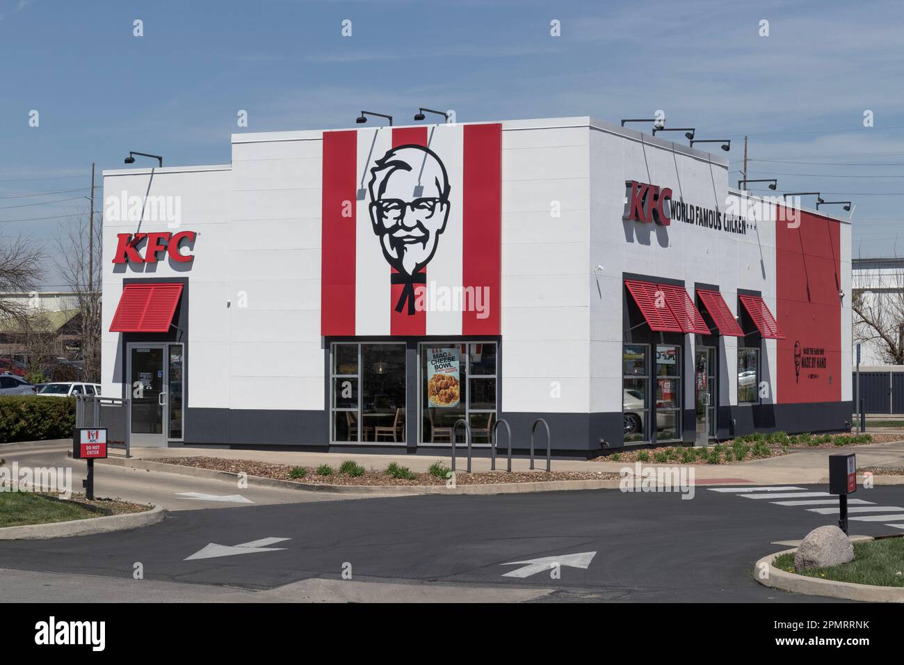 Indianapolis - Circa April 2023: KFC Fried Chicken restaurant. Kentucky ...