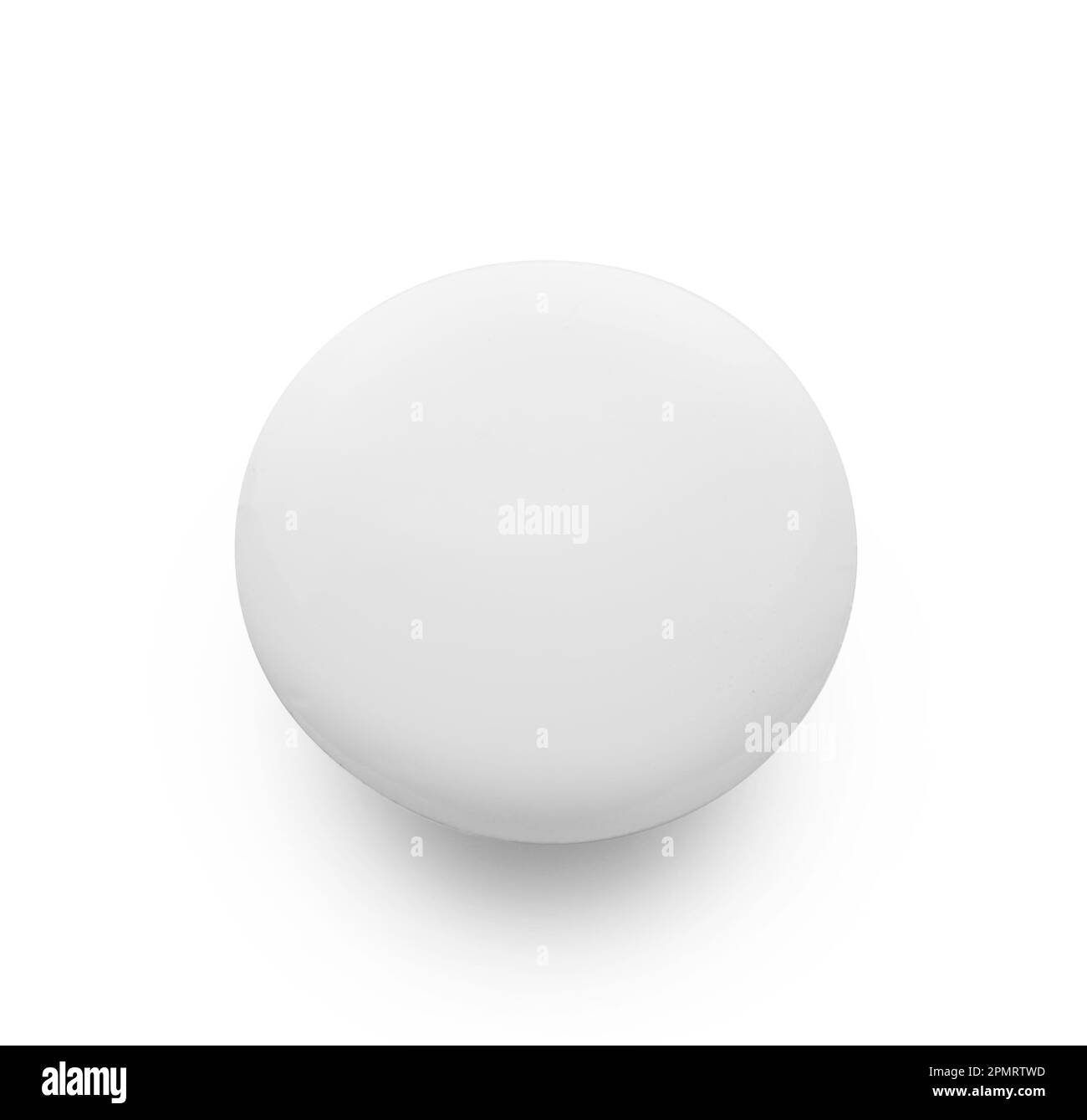 White pin badge mockup Cut Out Stock Images & Pictures - Alamy