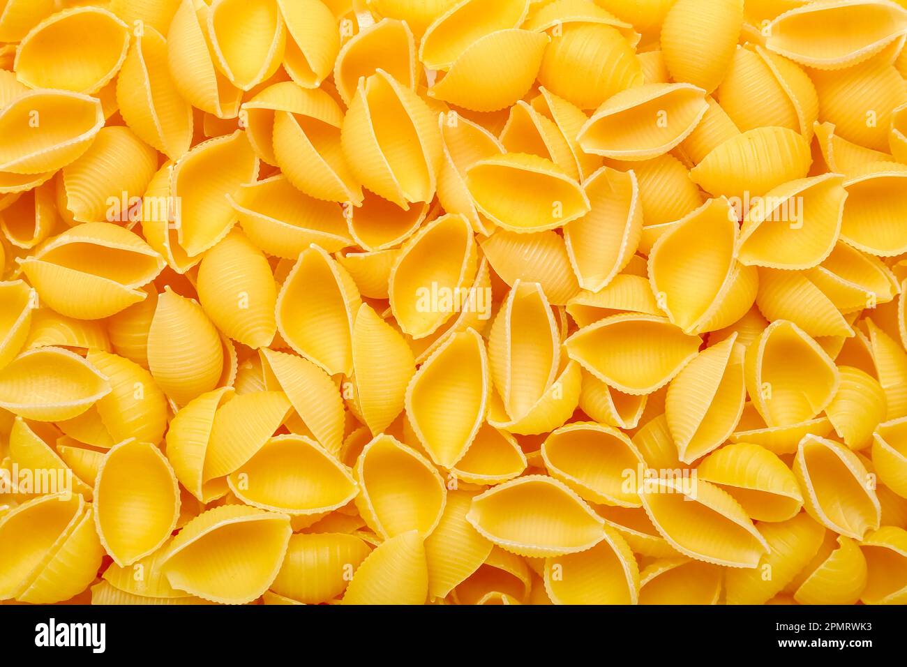 Raw conchiglie pasta as background Stock Photo - Alamy