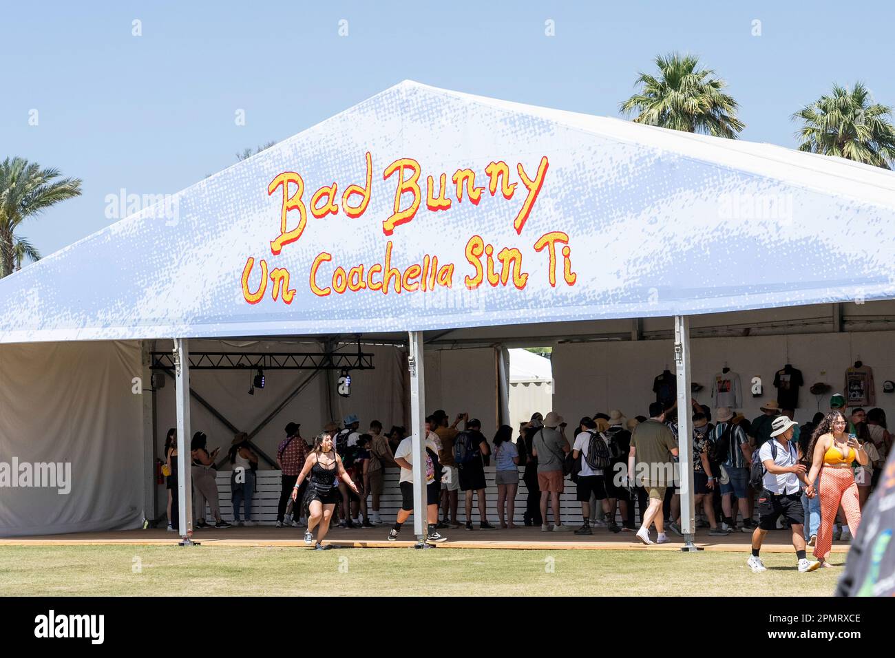 Festivalgoers are seen at the Coachella Music & Arts Festival at the ...