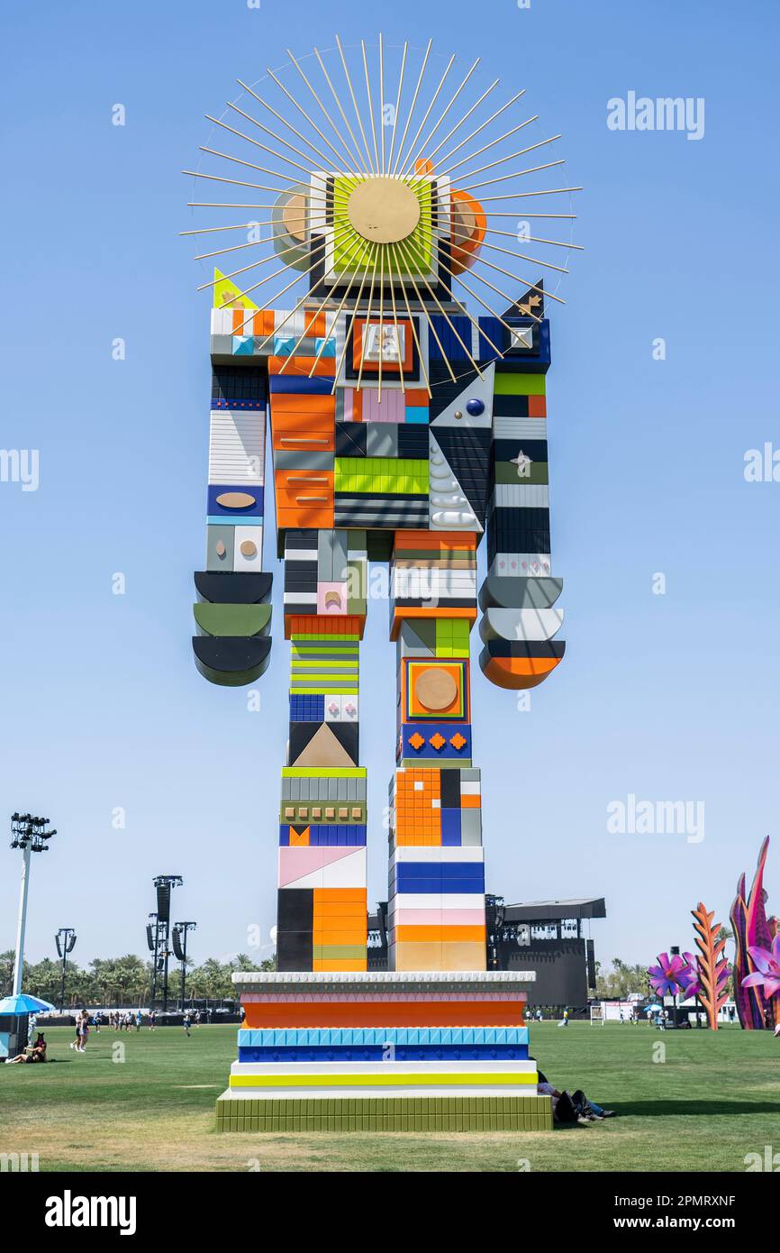 General atmosphere at the Coachella Music & Arts Festival at the Empire ...