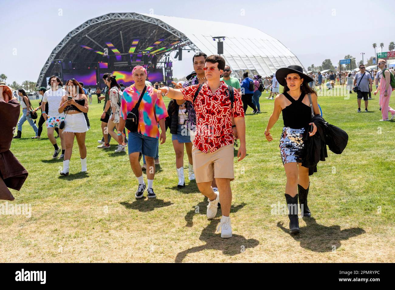 Festivalgoers are seen at the Coachella Music & Arts Festival at the ...