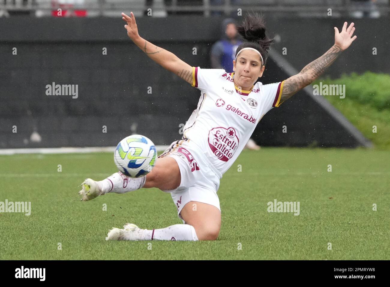Curitiba, Brazil. 14th Apr, 2023. Luana during Athletico x Ferroviária ...