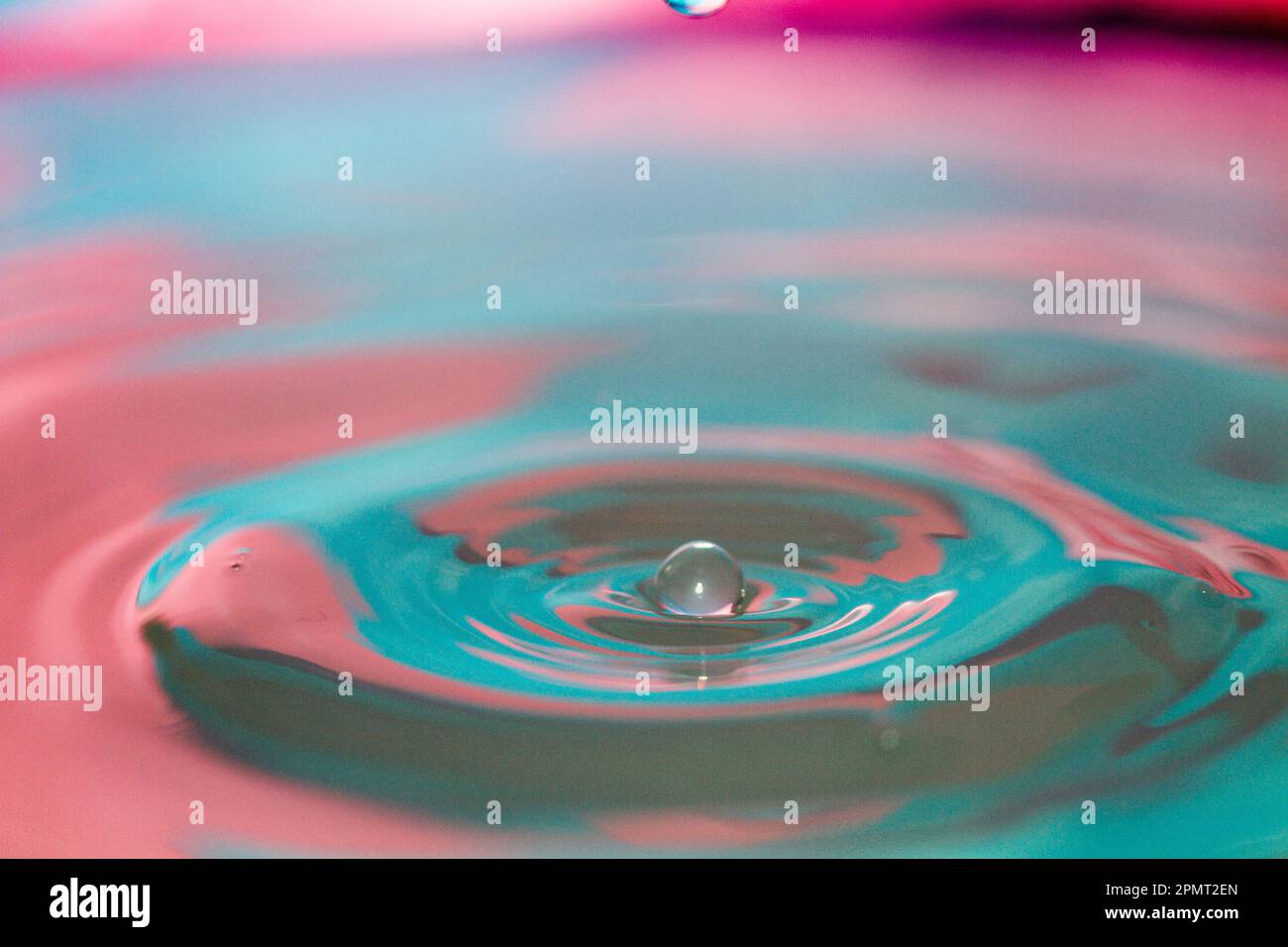 Water drop splash art photography Stock Photo - Alamy