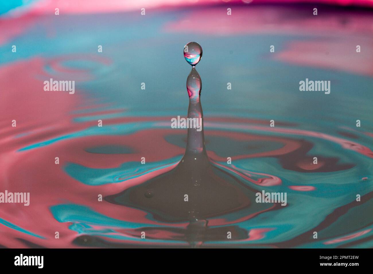Water drop splash art photography Stock Photo - Alamy