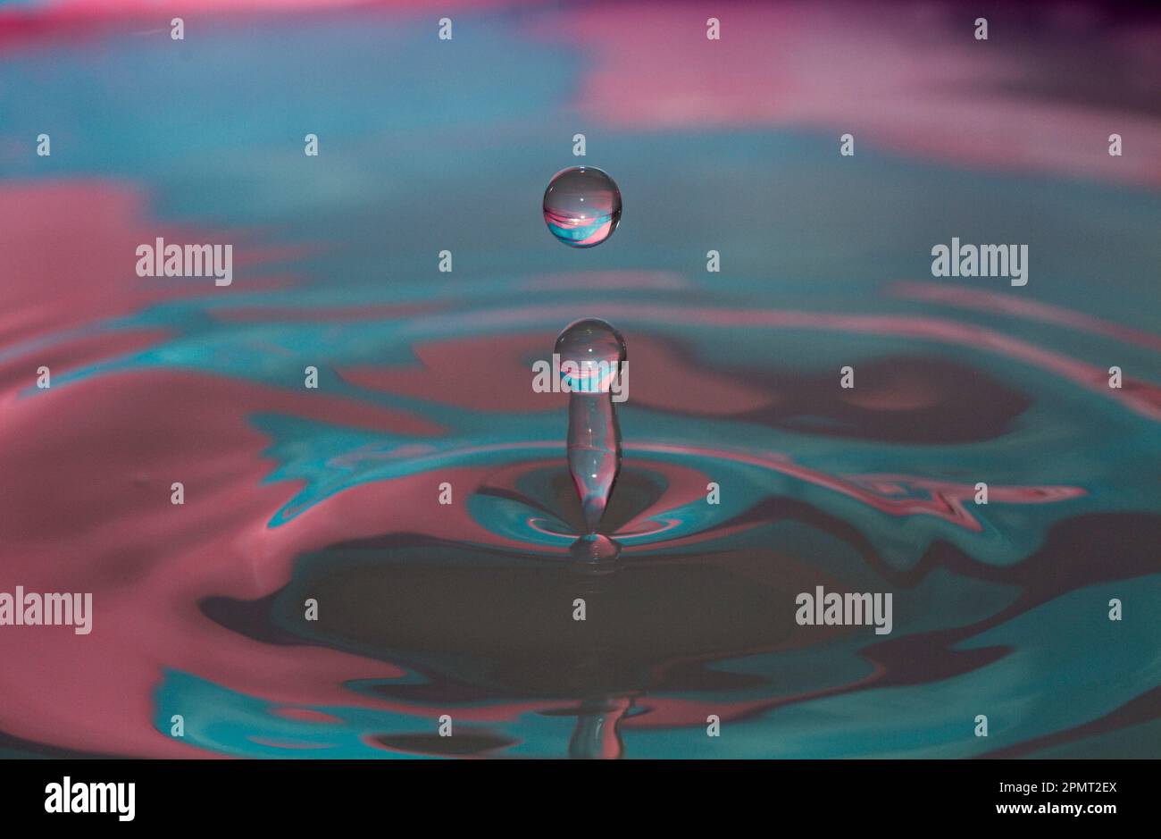 Water drop splash art photography Stock Photo - Alamy