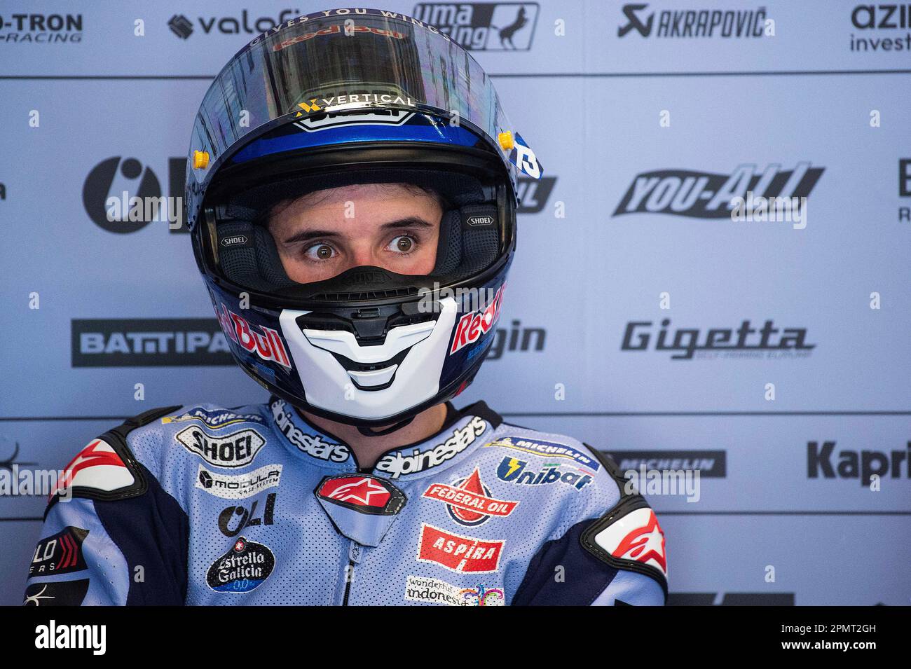 The Americas. 14th Apr, 2023. Alex Marquez (73) with Gresini Racing ...