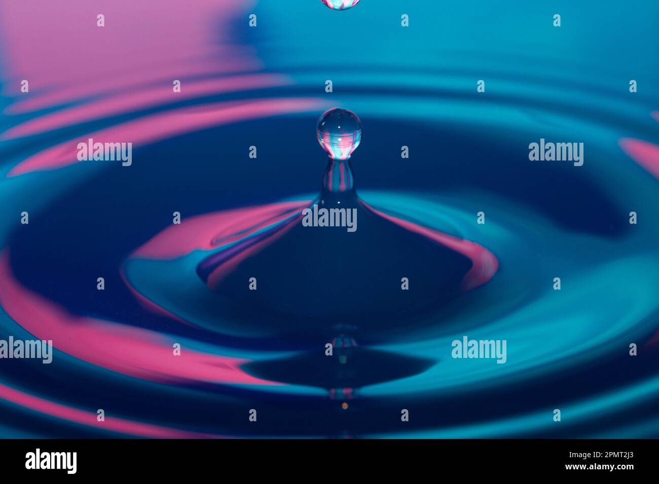 Water drop splash art photography Stock Photo - Alamy