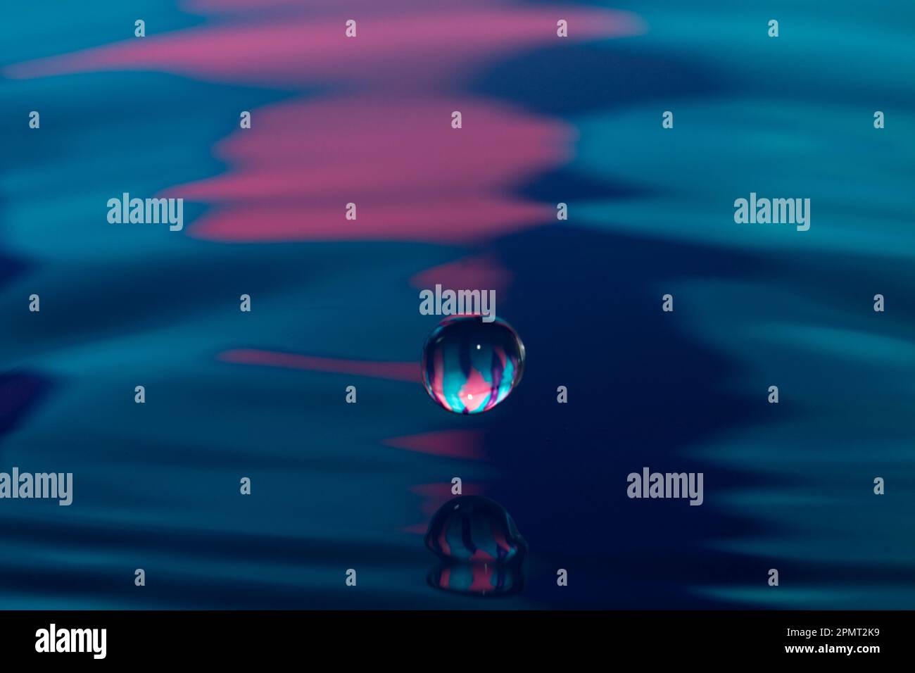 Water drop splash art photography Stock Photo - Alamy