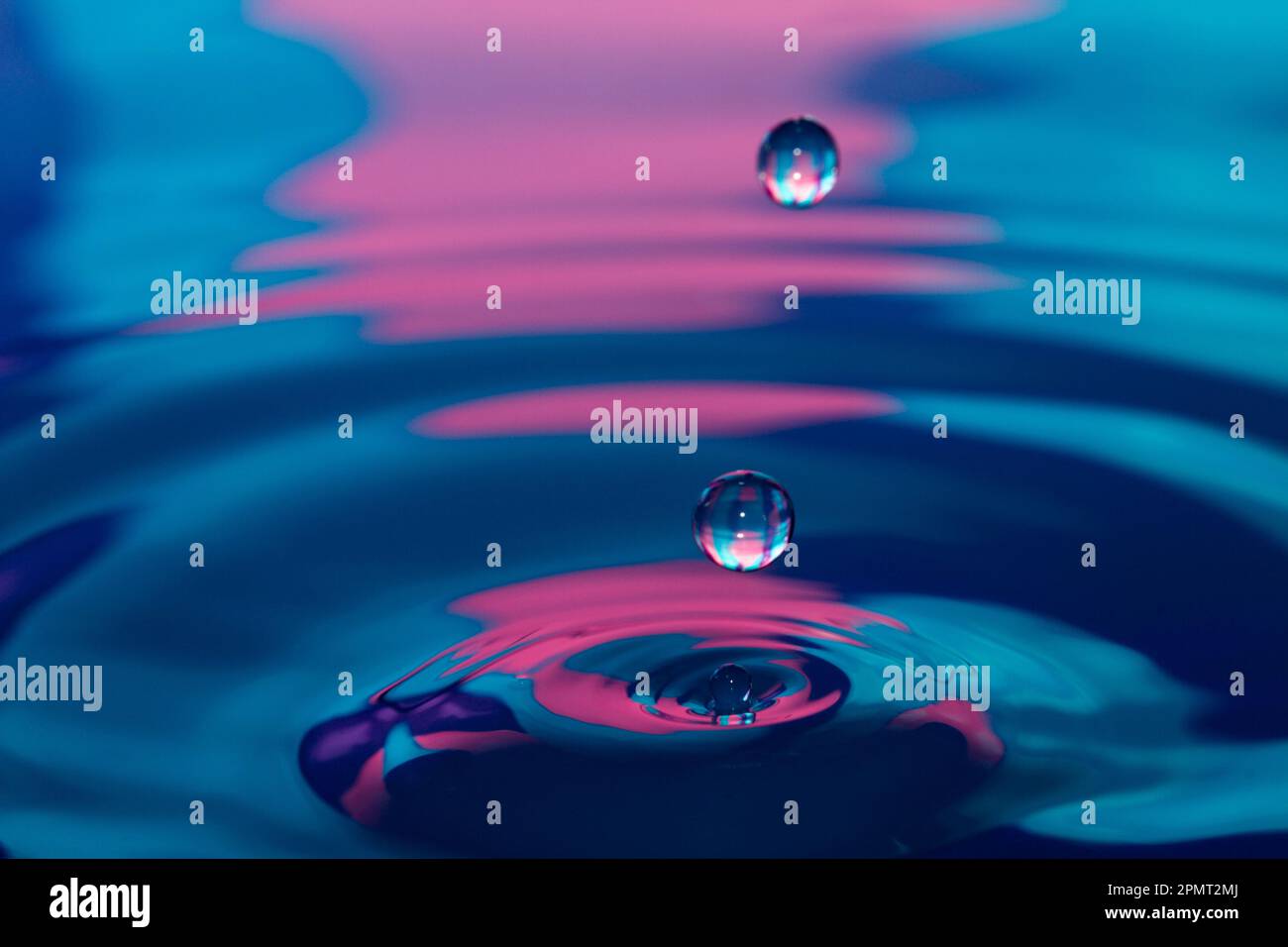 Water drop splash art photography Stock Photo - Alamy