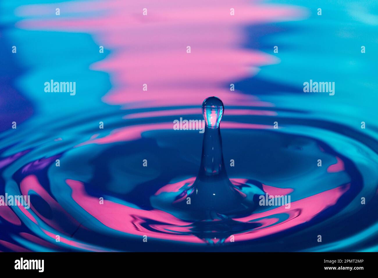 Water drop splash art photography Stock Photo - Alamy