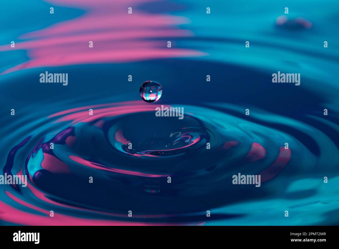 Water drop splash art photography Stock Photo - Alamy