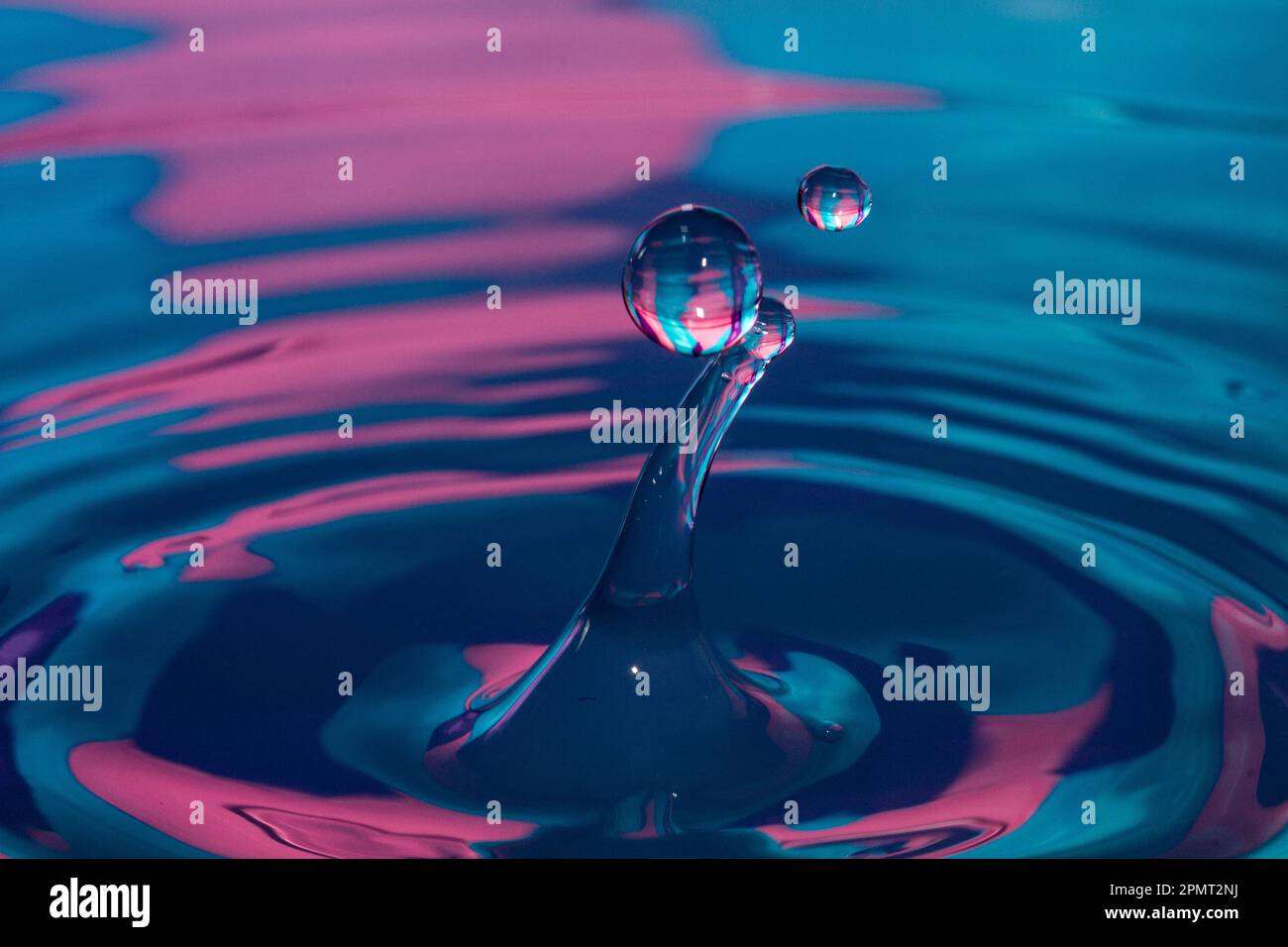 Water drop splash art photography Stock Photo - Alamy