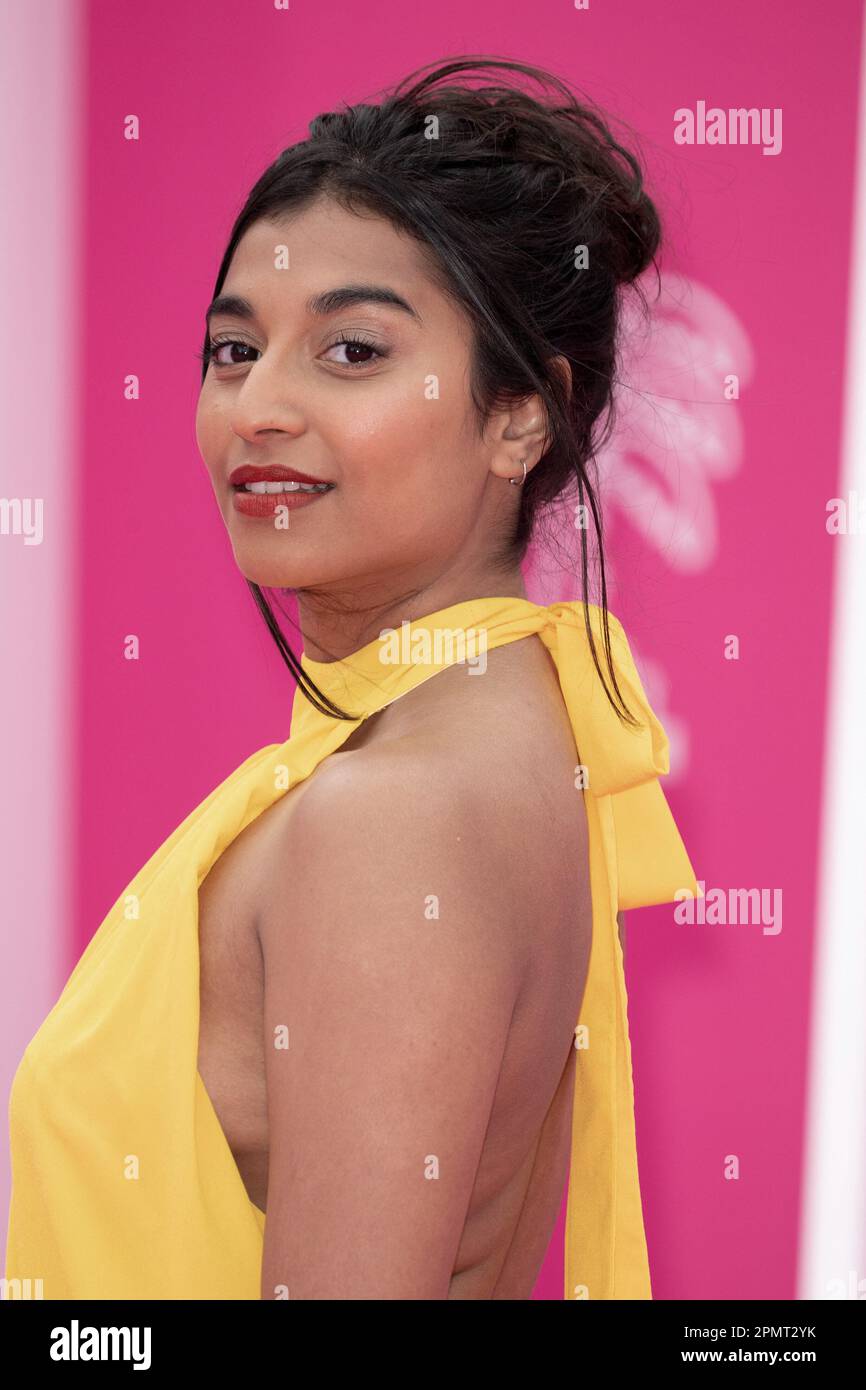 Cannes, France. 14th Apr, 2023. Kathy Packianathan attends the opening ...