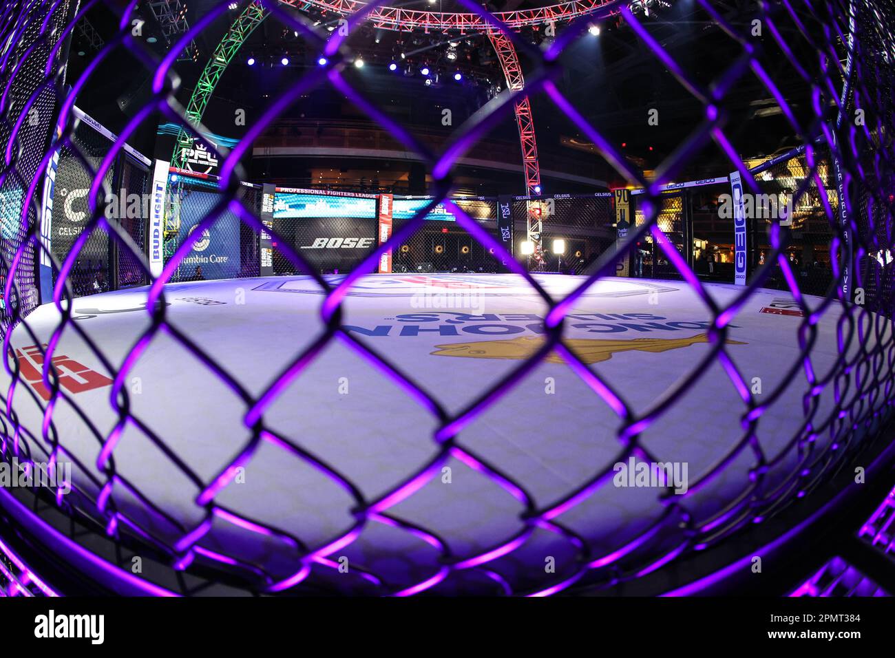Las Vegas, NV, USA. 14th Apr, 2023. An interior view of the PFL ...