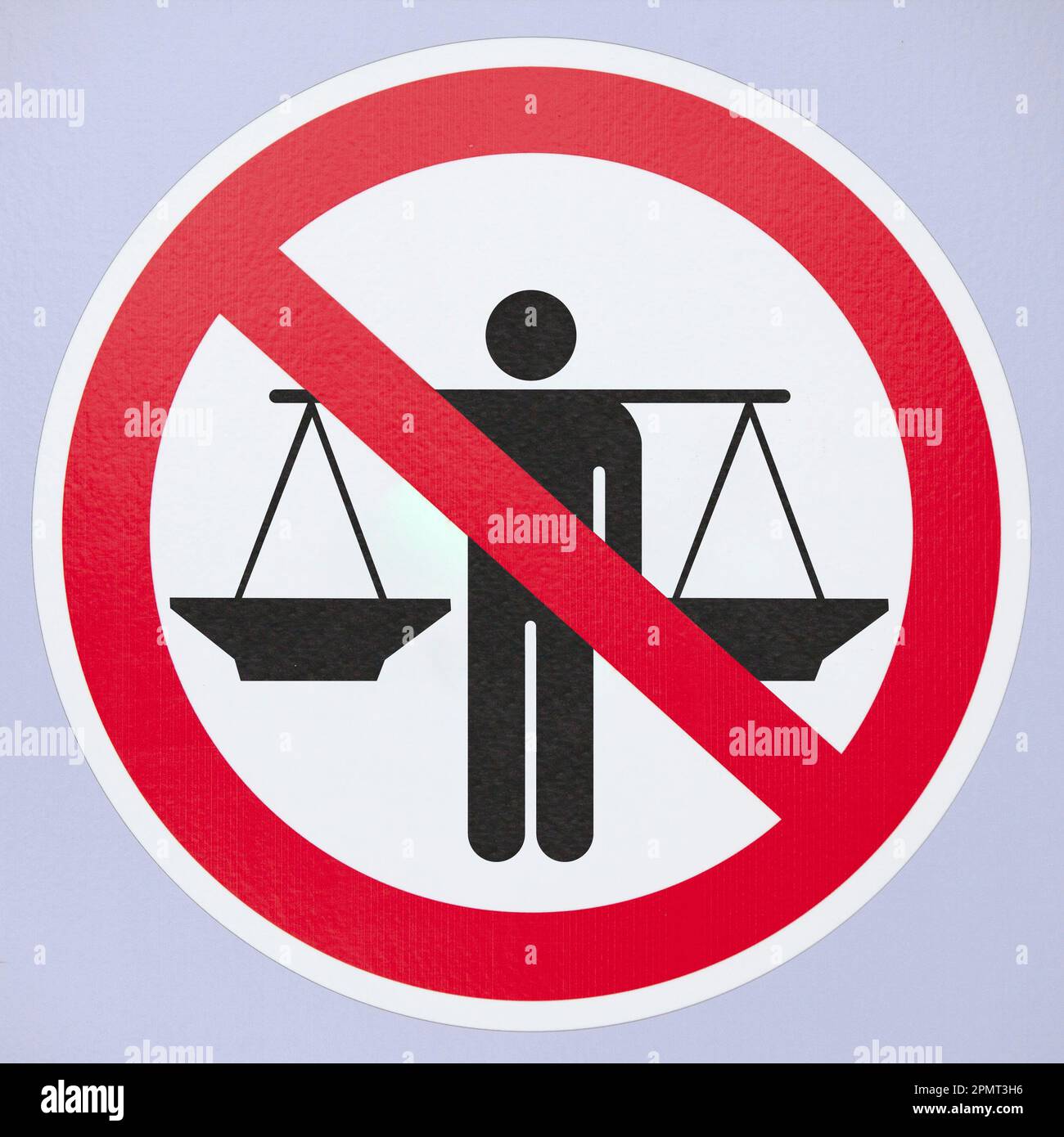 Close up on a No hawking sign Stock Photo - Alamy